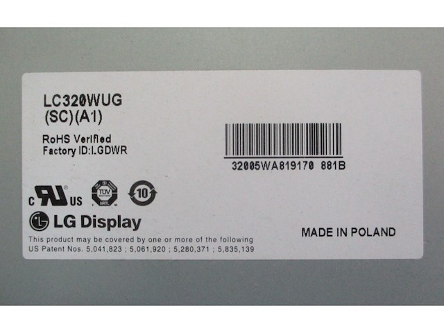 LCD Panel 32` LC320WUG – (SC)  (A1)