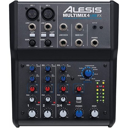 Music box
Alesis MultiMix 4 USBFX mikseta