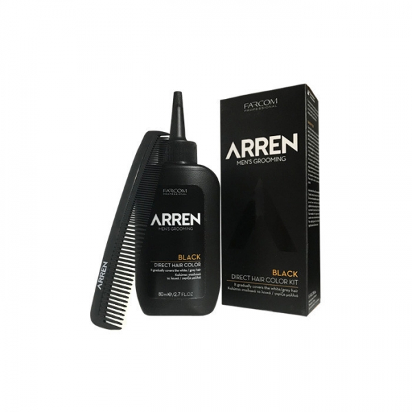 Farcom Arren Black Hair Color Kit – direktna boja za kosu