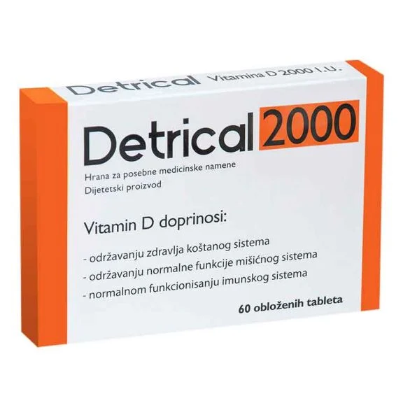 Detrical vitamin D 2000, 60 tableta