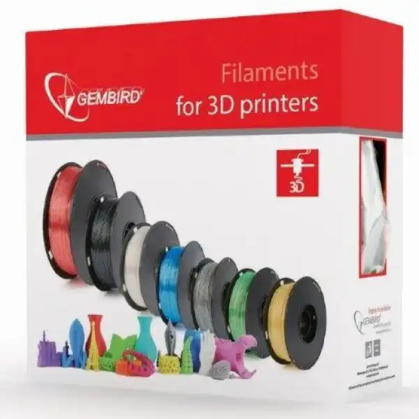 3DP-PLA1.75-01-R PLA Filament za 3D stampac 1,75mm kotur 1KG RED