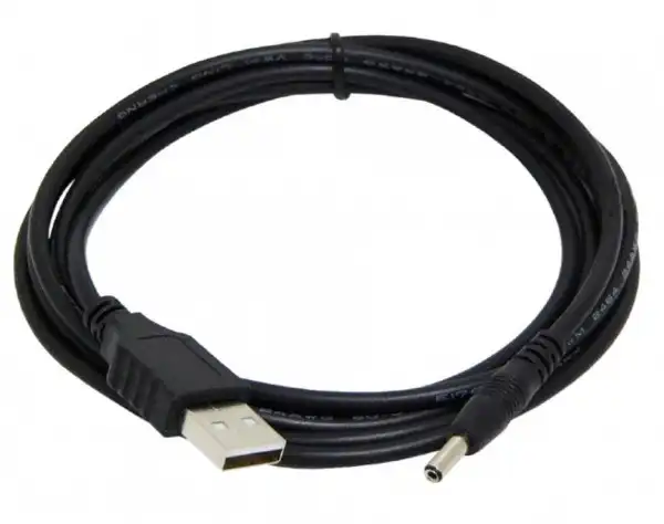 CC-USB-AMP35-6 Gembird USB AM to 3.5 mm power plug cable, 1.8 m, black