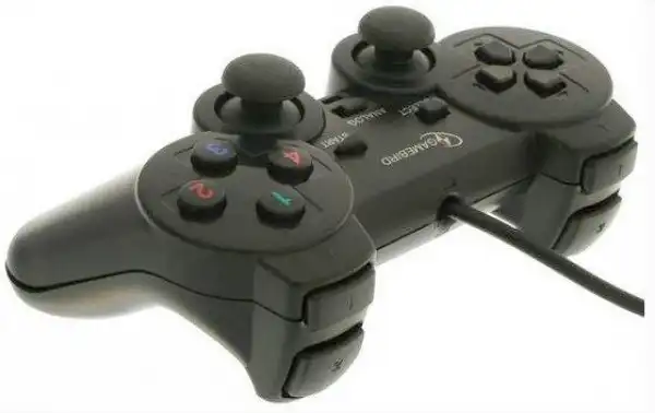 JPD-THRILLERSHOCK-BOX ** Gembird USB 2.0 analog vibration gamepad black(alt. JPD-UDV-01 ) (343)