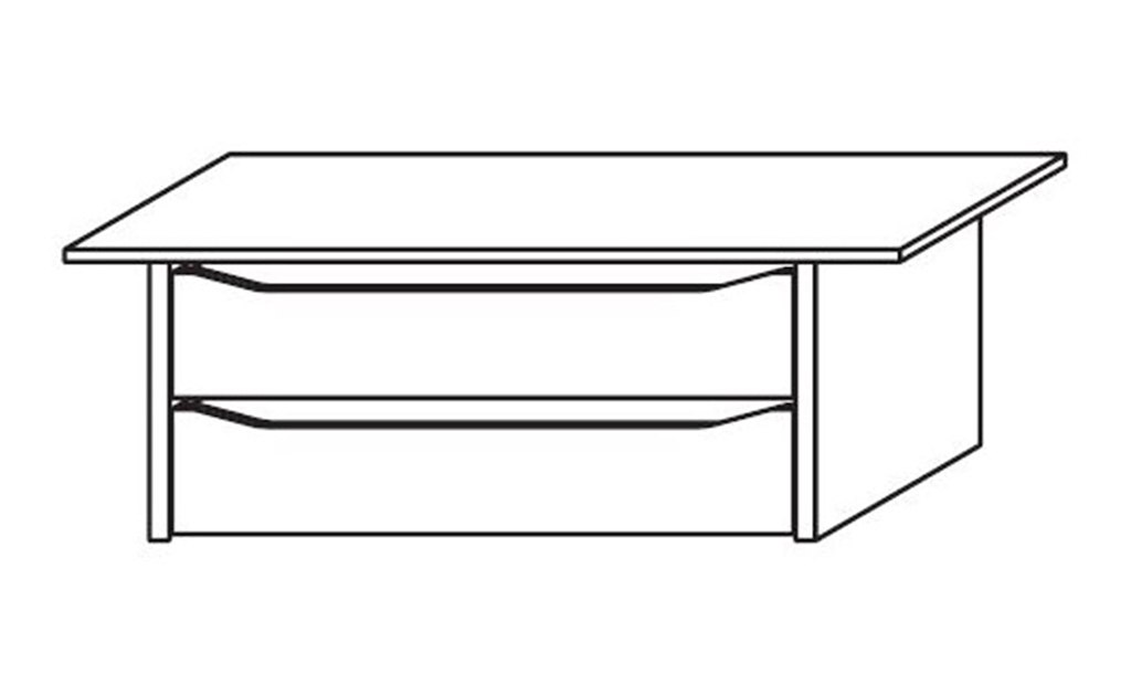 Unutarnji fiokar 2 fioke 111x45x39cm