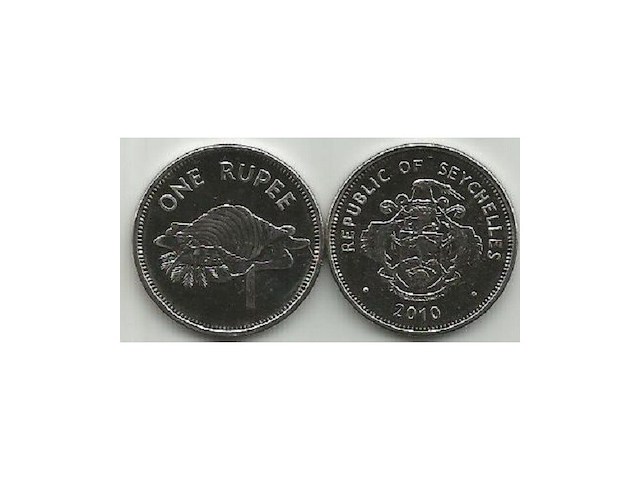 Seychelles 1 rupee 2010. UNC