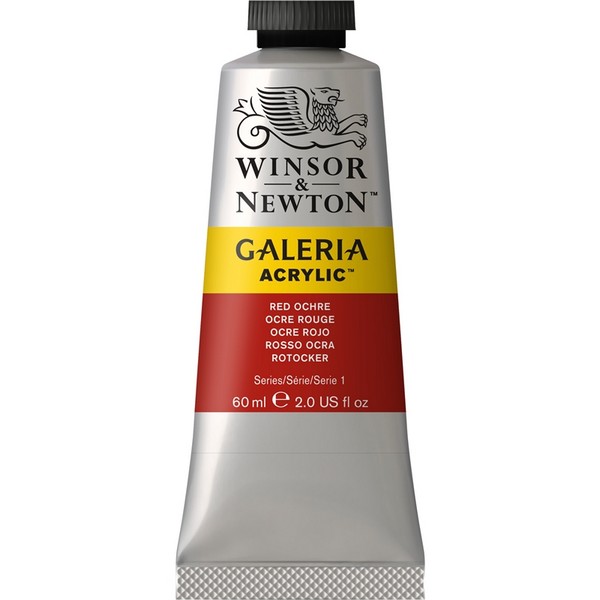 W&N Galeria acrylic W&N GALERIA ACRYLIC COLOUR 60ML RED OCHRE