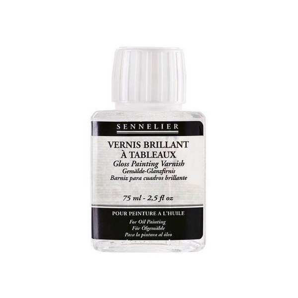 Glossy painting varnish Jar of 75 ml - 2.5 fl oz