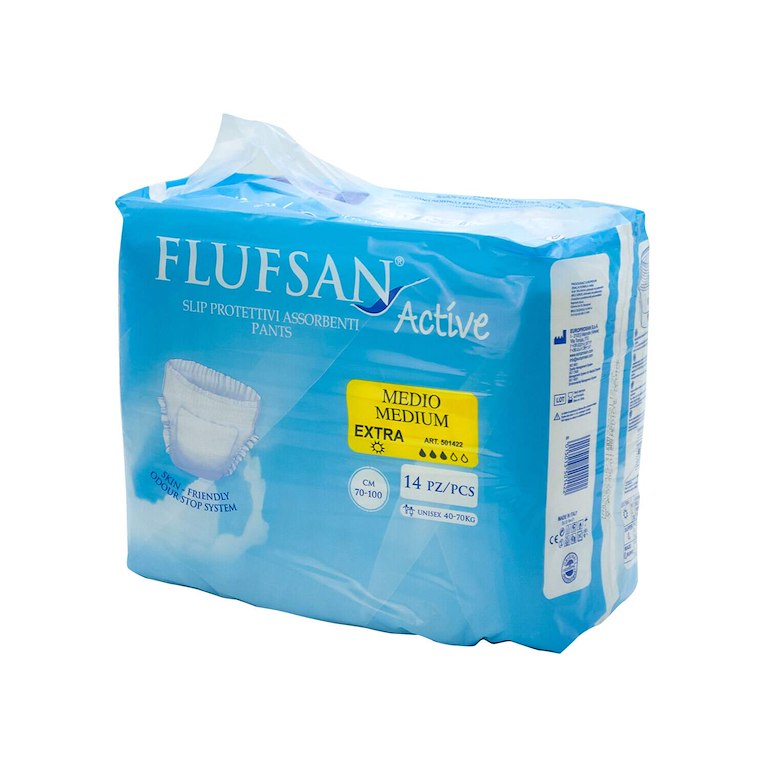 Flufsan pelene gaćice active m <70kg 14/1 flufsan