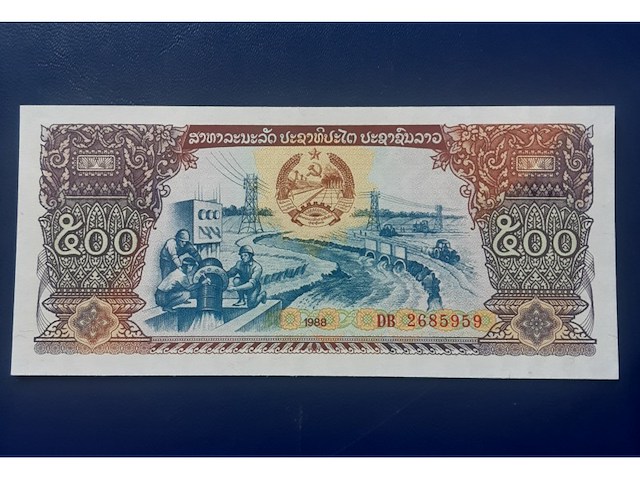 Laos 500 KIP 1988 UNC