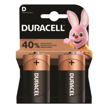 Duracell BASIC LR20 1/ 2 1.5V alkalna baterija pakovanje 2 kom