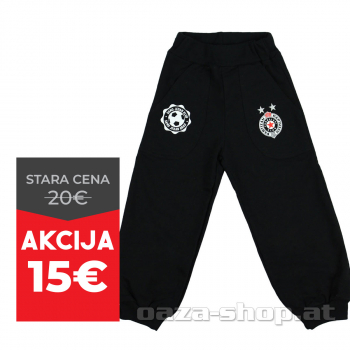 Dečija trenerka donji deo PFC crna