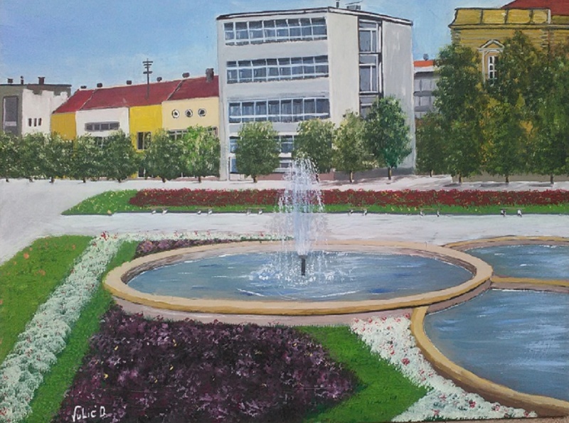 Stara smederevska fontana ( 55x45 )