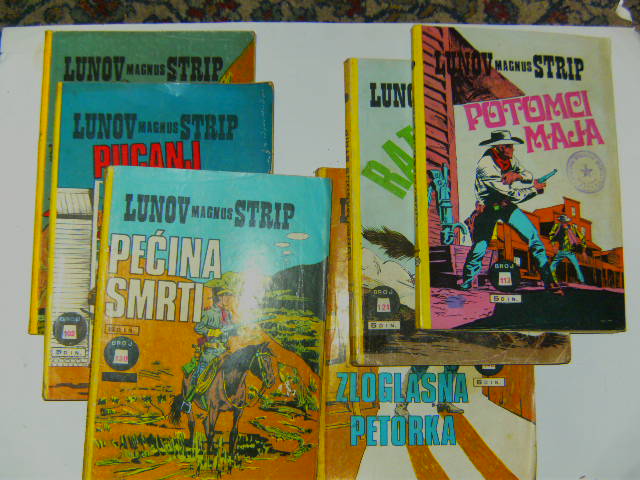 Prodaja stripova-Zlatna serija i Lunov Magnus strip