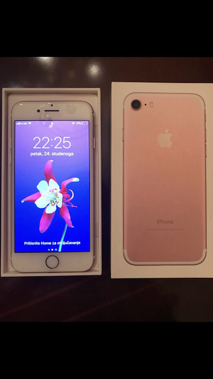 Iphone 7 rose gold, 128 gb