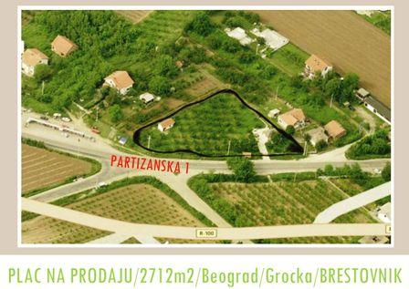 PRODAJA PLACA/BEOGRAD-Grocka-Brestovnik, 2712m2