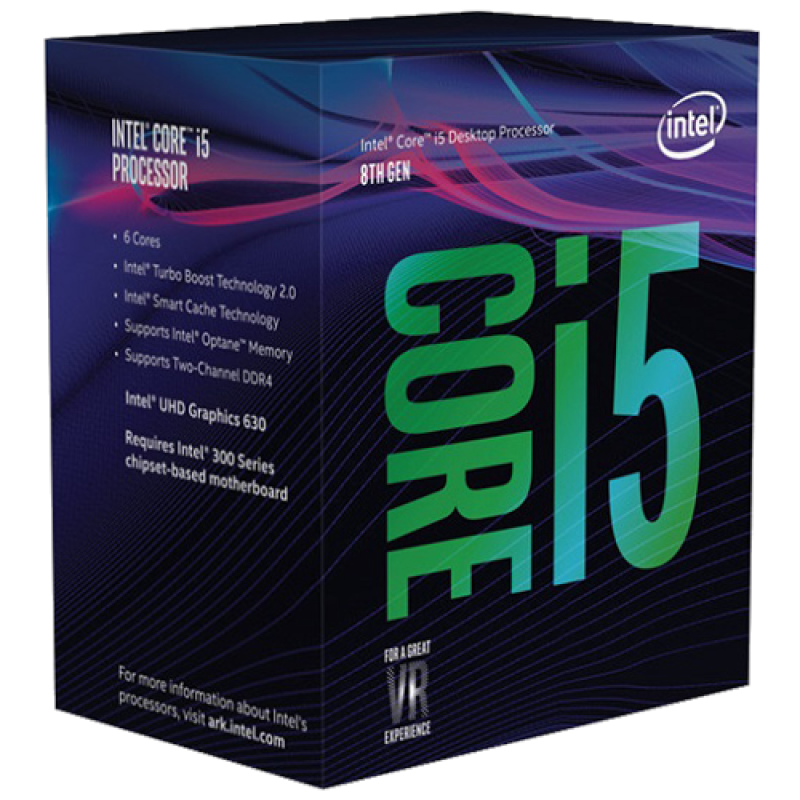 Intel i5-8600, 3,10GHz, 9MB, LGA1151