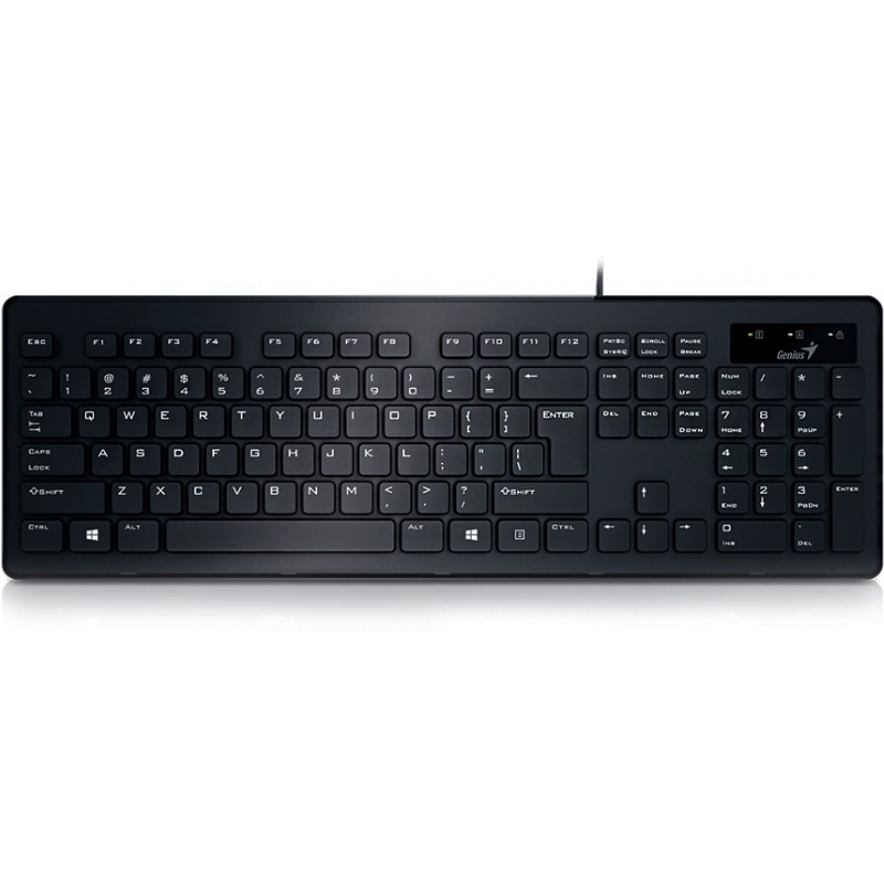 Genius SlimStar 130 USB US crna tastatura