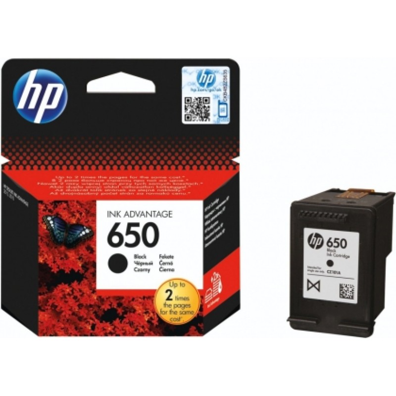 HP Ketridž 650 CZ101AE black