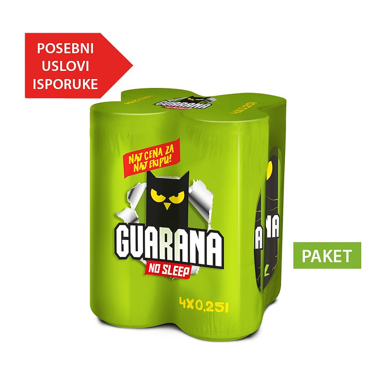 GUARANA GREEN 0,25L (PAKET 4/1)