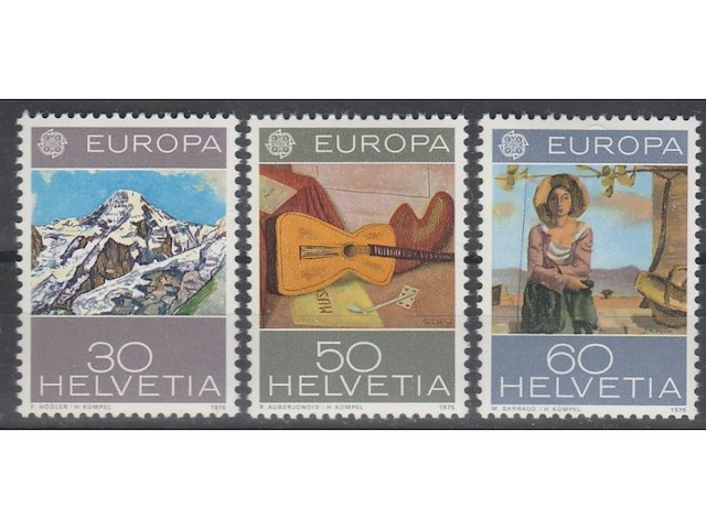 Europa CEPT - Svajcarska 1975