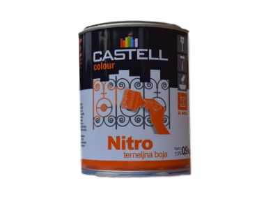 Castell Nitro Temeljna Boja Crvena 0.9kg