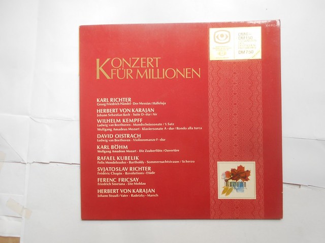 Koncert za milione ??, Karl Rihter,H.fon Karajan