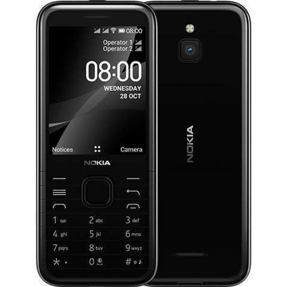 Nokia telefon 8000 4G WiFi 2,8" DS Black 1000022