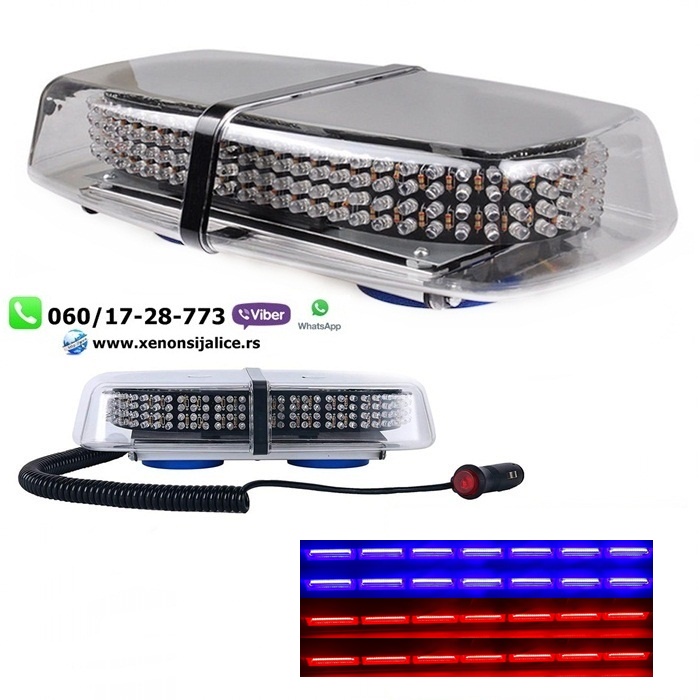 LED ROTACIJA NA MAGNET ELIPSA CRVENO PLAVA