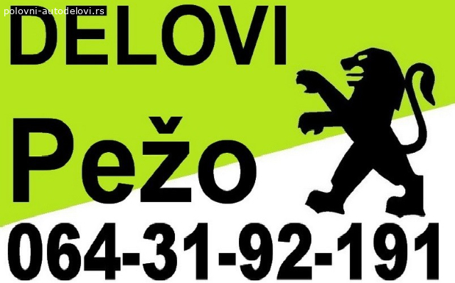 PEŽO 206 DELOVI PEUGEOT