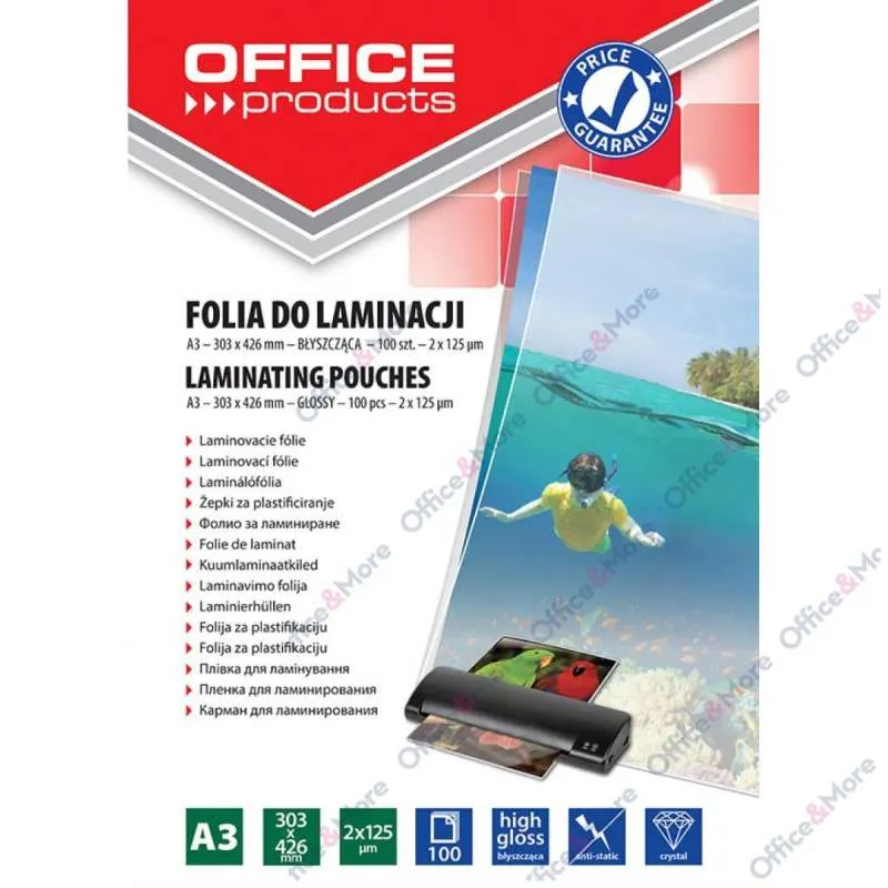 FOLIJA ZA PLASTIFIKACIJU A3/125mic PAK100-20325635