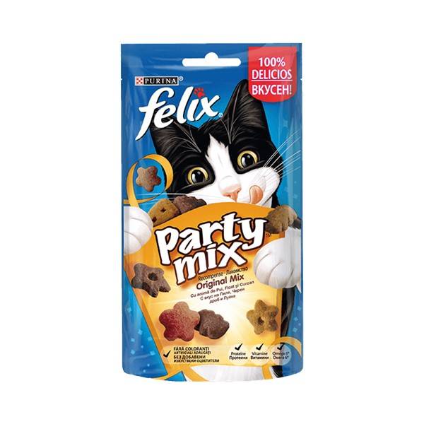 Purina Felix Party Mix Cat Original - 60gr