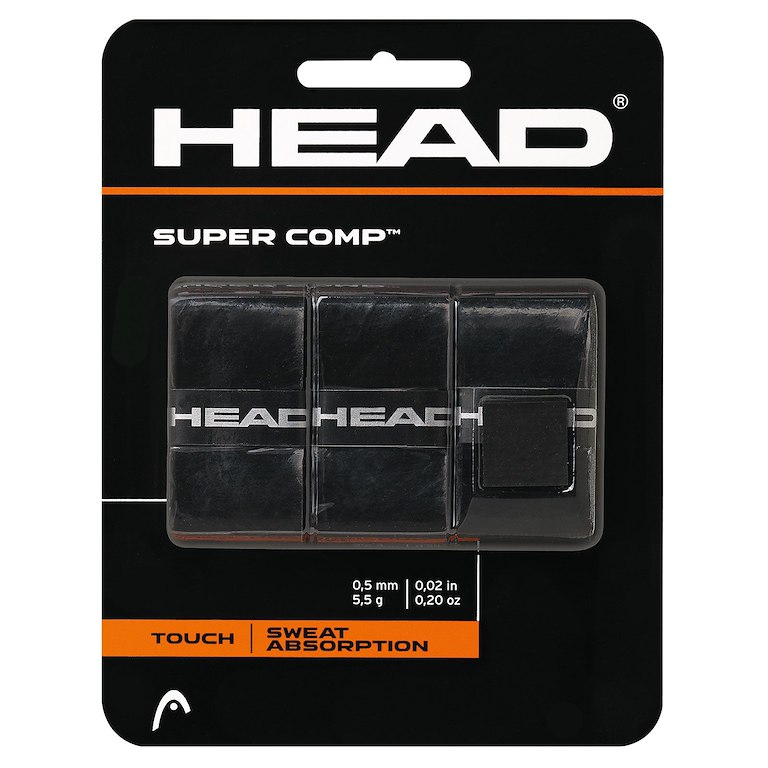 Head SUPER COMP, grip za tenis, crna