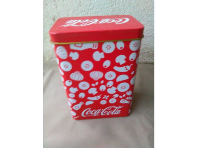 Velika limena kutija Coca Cola sa poklopcem