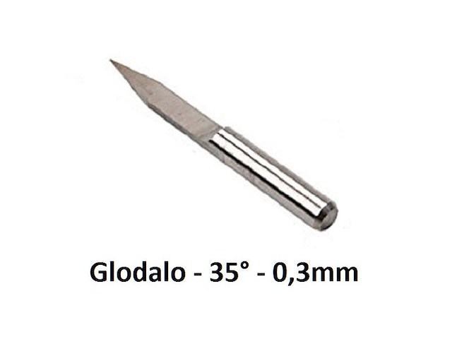 Karbidno glodalo za graviranje ugao 35 stepeni - 0,3mm