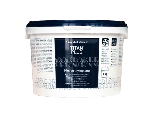 Lepak za polistiren - TITAN PLUS 4.0kg