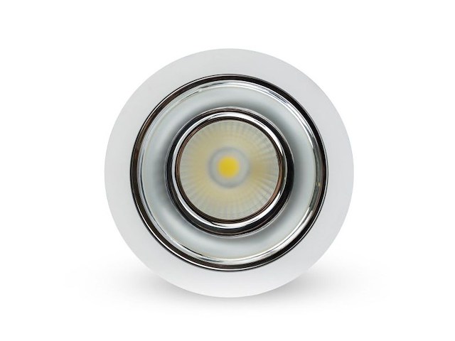 LED down light 20W 6500K lux alu-beli cob