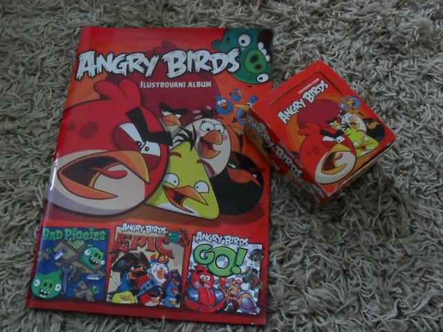 ANGRY BIRDS - ALBUM(PRAZAN)+50 KESICA(NERASPAKOVANE)