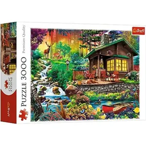 Trefl Trefl puzzle 3000 delova - Cabin in the woods (33074)