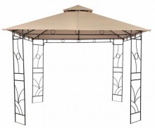 Metalna gazebo tenda panama sa duplim krovom 3 x 3m