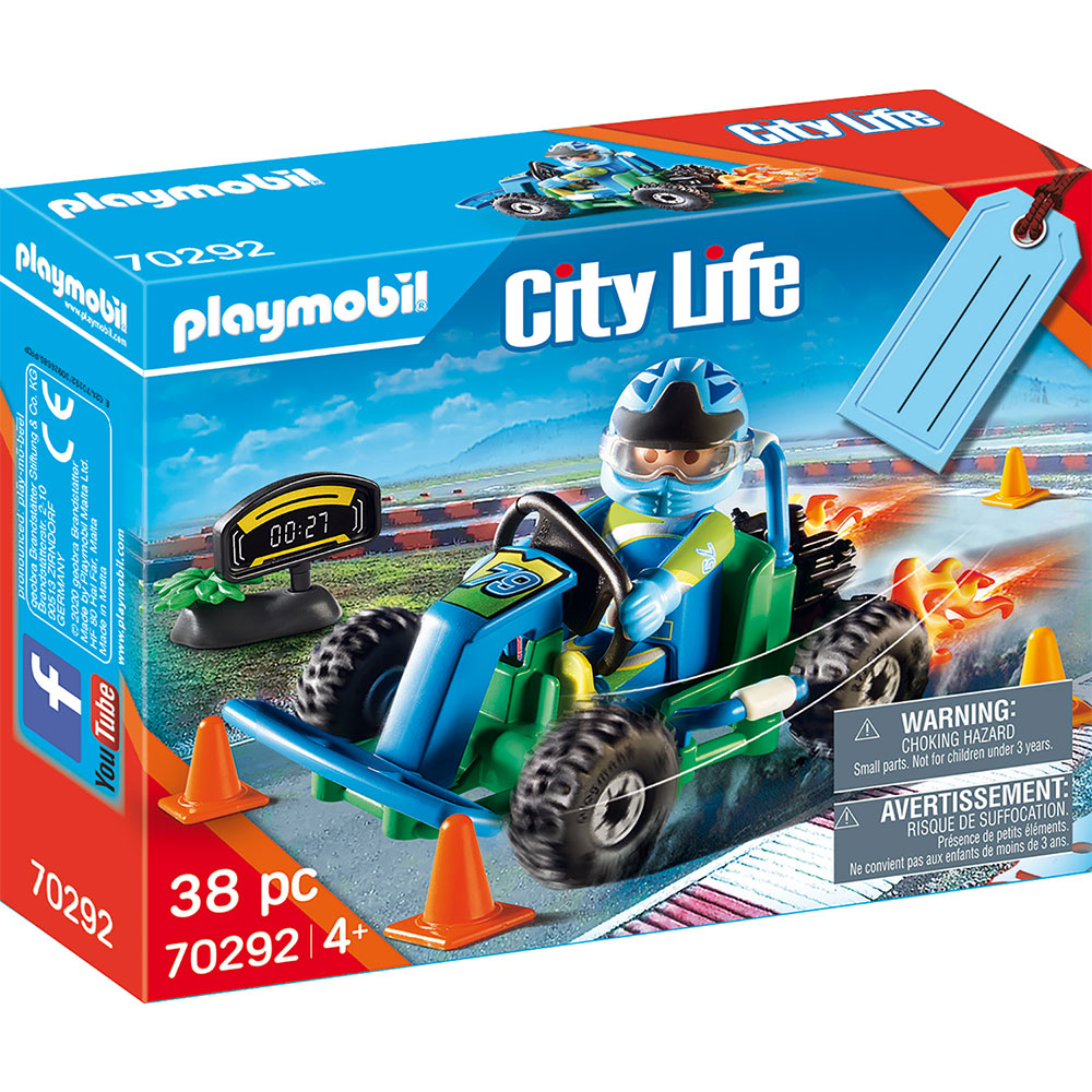 Playmobil City Life Vozač kartinga