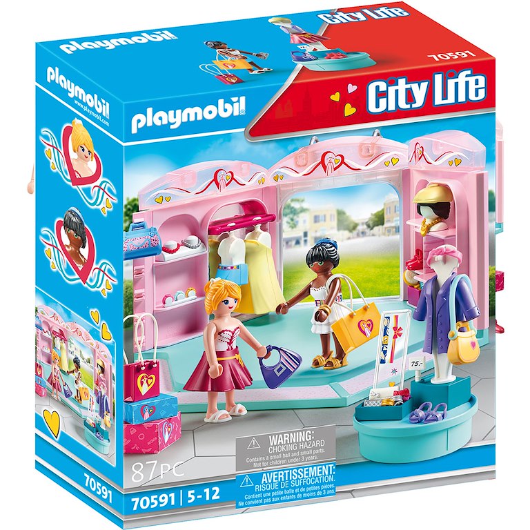 Playmobil City Life Fashion store
