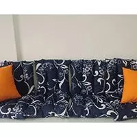 Jastuk Za Stolicu Sa Naslonom 1 kom. 50 x 100 cm Dark Blue ORNAMENT