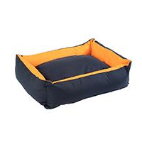 Pet Line Krevet za pse Square Navy-Orange 90cm 36-3