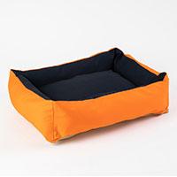 Pet Line Krevet za pse Square Orange-Black 65cm 62-2
