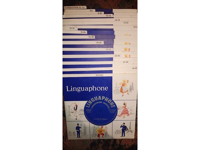 Linguaphone singlice Francuski Jezik +Prirucnici