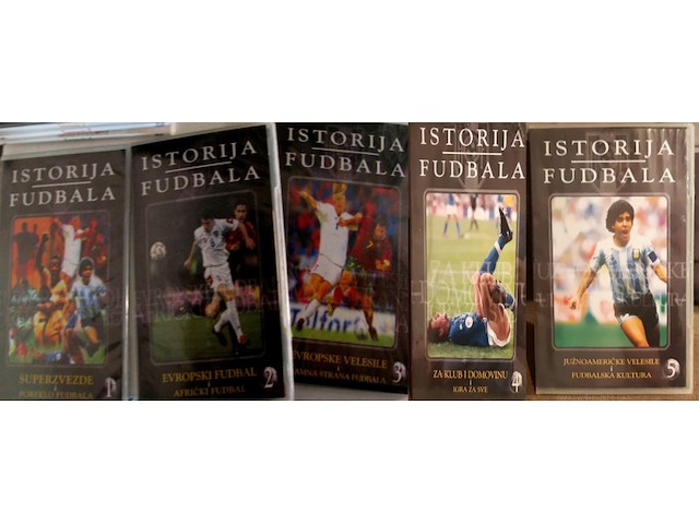 ISTORIJA FUDBALA - 1,2,3,4,5   /   DVD original