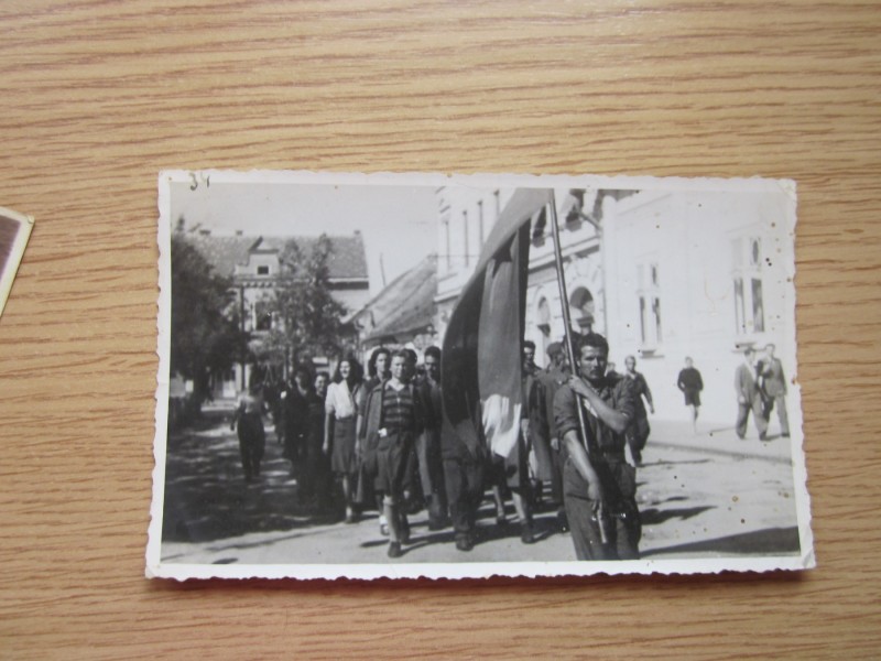 Omladinska pruga Samac Sarajevo Pri Povratku Vrsac 1947