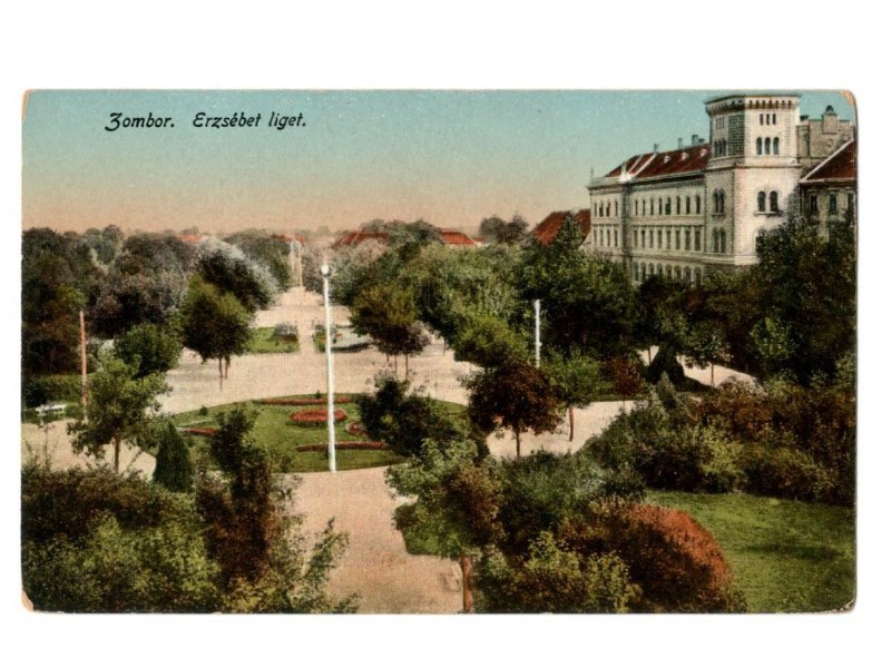 SOMBOR - Eržebetin park