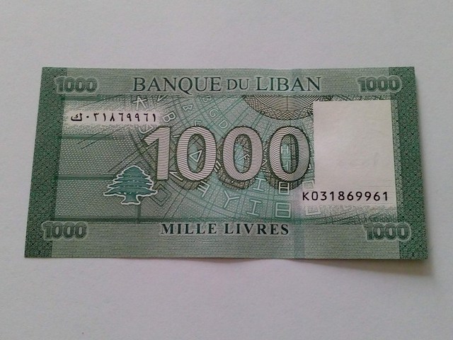 1000 Livres - Liban - ODLIČNA -