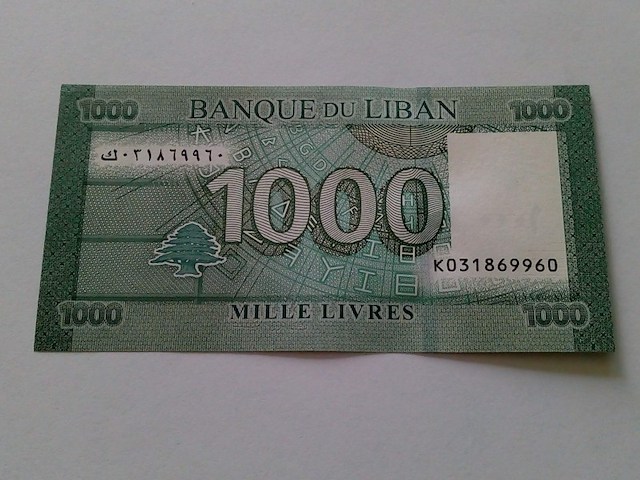 1000 Livres - Liban - ODLIČNA -